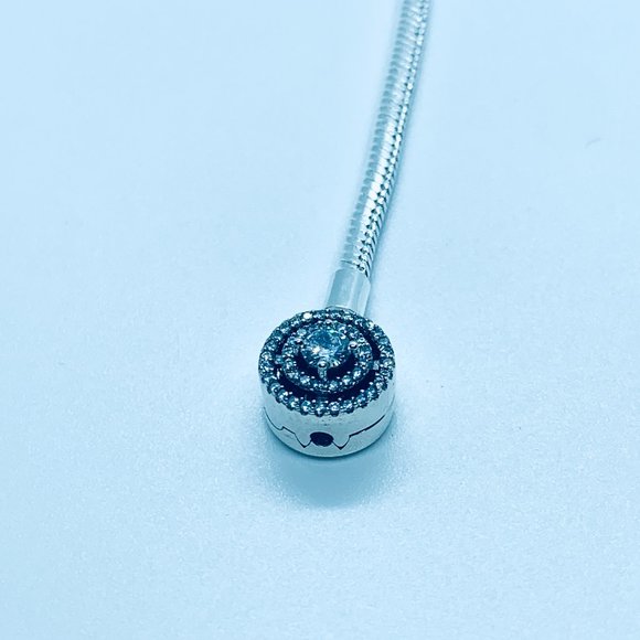 Pandora | Jewelry | Pandora Moments Halo Snake Chain Bracelet 59038c0 ...